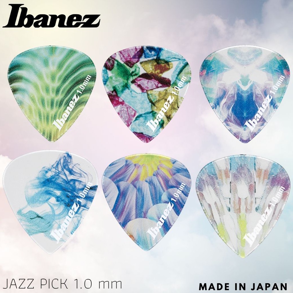 NEW!! IBANEZ Jazz Pick 1.0 KALEIDO Series Pick Made in Japan | Shopee ...