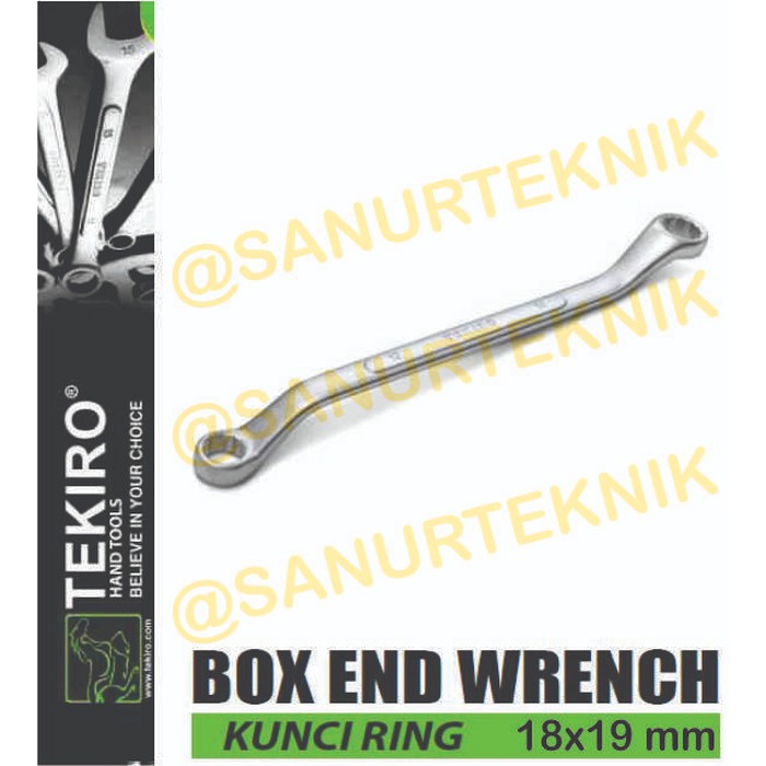 ประแจแหวนล็อค TEKIRO 18x19/18x19 มม. | Shopee Thailand