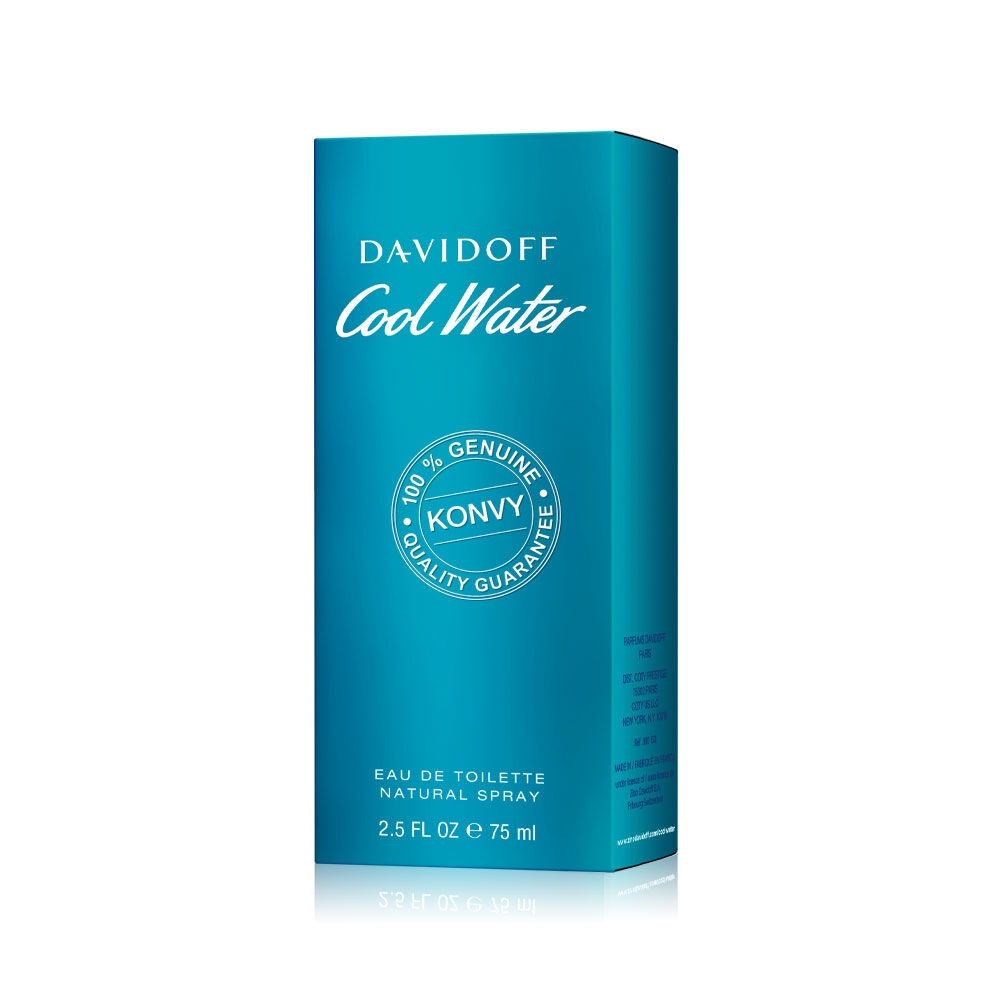 Davidoff Cool Water Men Edt 75ml น้ำหอมดาวิดอฟสำหรับผู้ชาย Shopee