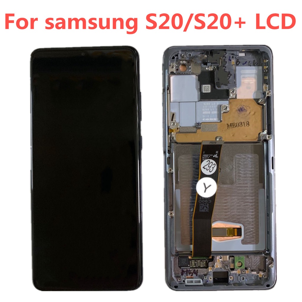 Original Super AMOLED display touch screen For Samsung Galaxy S20 G980F S20 G985F S20PLUS G985U ...