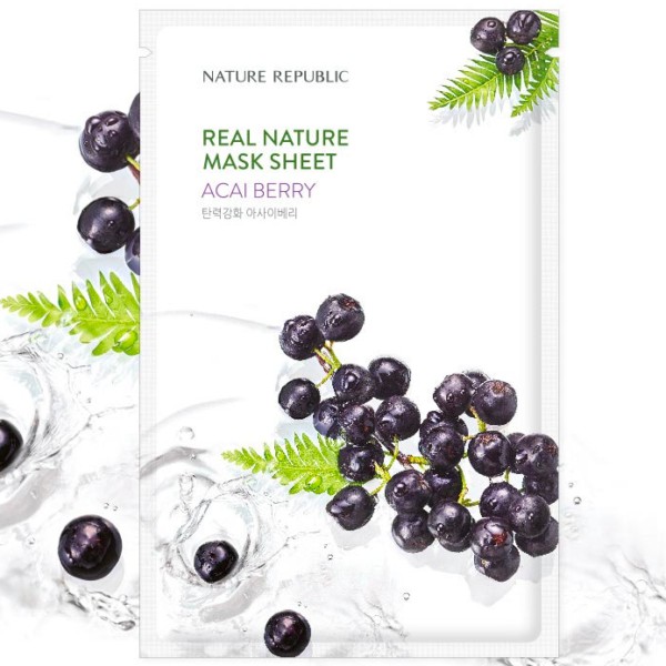 Nature Republic Acai Berry Mask Sheet | Shopee Thailand