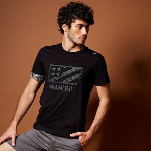 Miami Bay เสื้อยืด รุ่น Groove Flag | Shopee Thailand