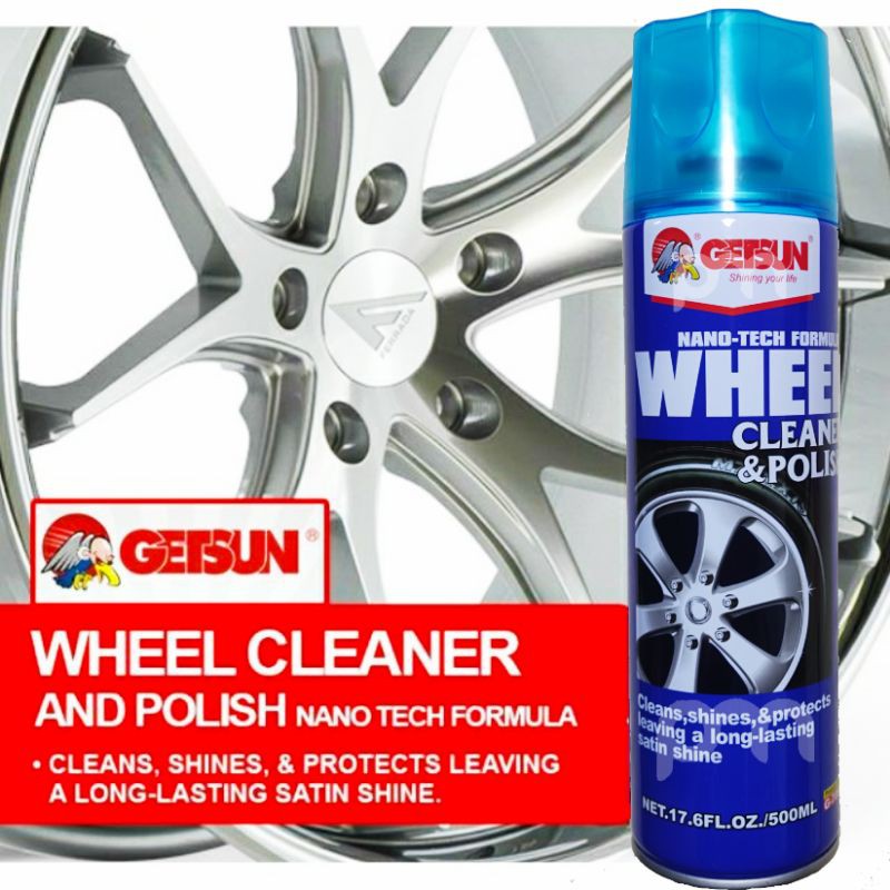 สเปรย์ทำความสะอาดล้อแม็กซ์ และพื้นผิวโลหะ Wheel Cleaner & Polish ล้อ ...