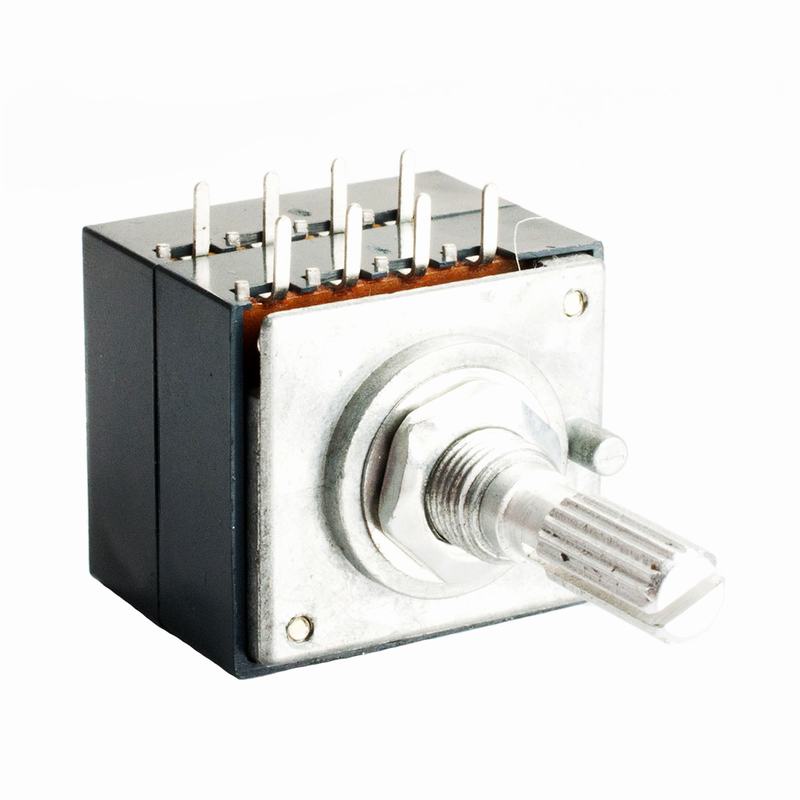 Alps 50K 100K 250K สเตอริโอ Dual volume Stepping Potentiometer ...