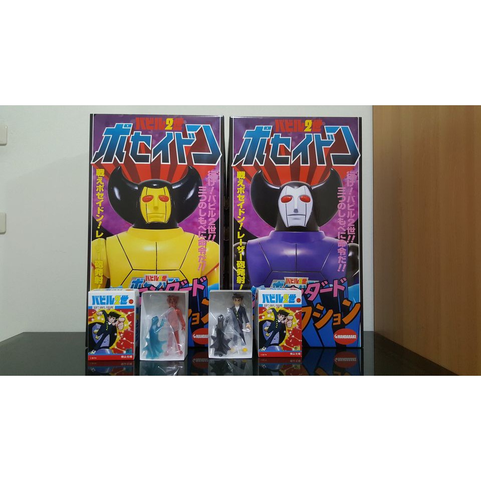 [ลด400.- โค้ด LIMI413] Sofubi Soft Vinyl Babel II Poseidon Limited Mandarake มือหนึ่ง สีม่วงและ ...