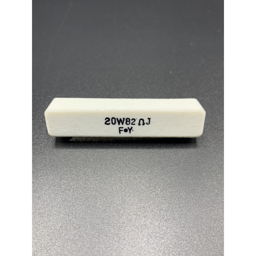 ตัวต้านทาน R 20 Wกระเบื้อง(1ตัว)5R,5.6R,6.8R,7.5R,8.2R,10R,12R,15R,18R,20R ,22R,27R,30R,33R,39R ...