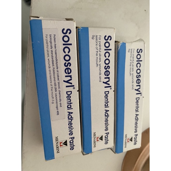 Solcoseryl แผ่นกาวสําหรับใช้ในทางทันตกรรม | Shopee Thailand
