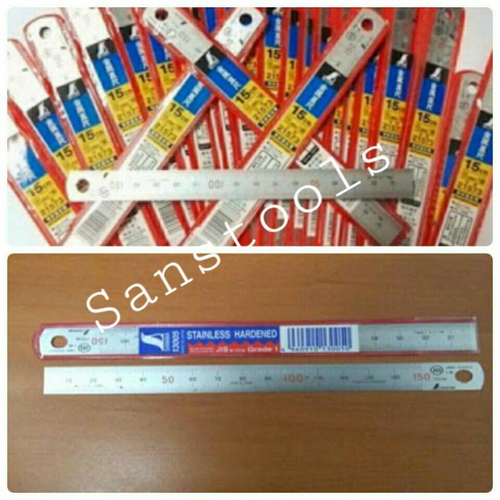 ไม้บรรทัดสแตนเลส / Shinwa 15 ซม. | Shopee Thailand