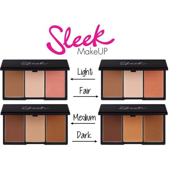 Sleek Face Form Contouring and Blush Palette บลัชออน 3 in 1 | Shopee ...