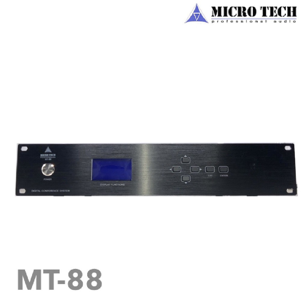 MICROTECH MT88 เครื่องควบคุมไมค์ประชุม รองรับการใช้งานไมค์ประชุมได้ถึง 120 ตัวMT-88 MT 88 ...