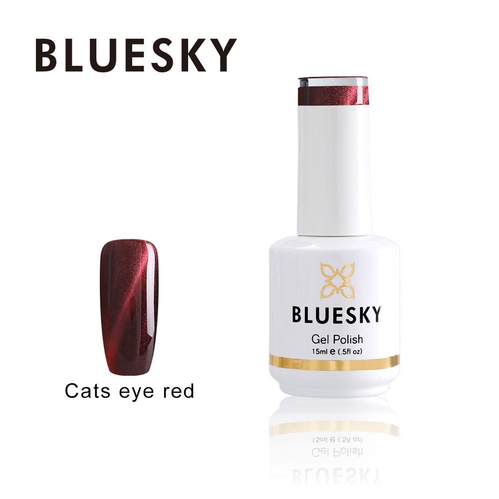 สีเจล แคทอาย Bluesky gel polish cat eye red | Shopee Thailand
