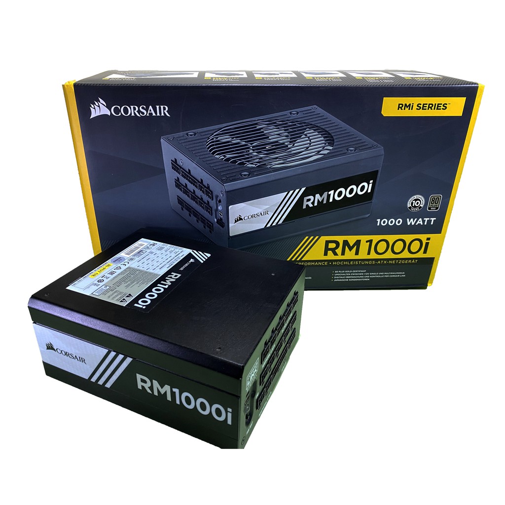 Power Supply CORSAIR RM1000i 1000W (80+ GOLD) ประกัน JIB 8 ปี | Shopee ...