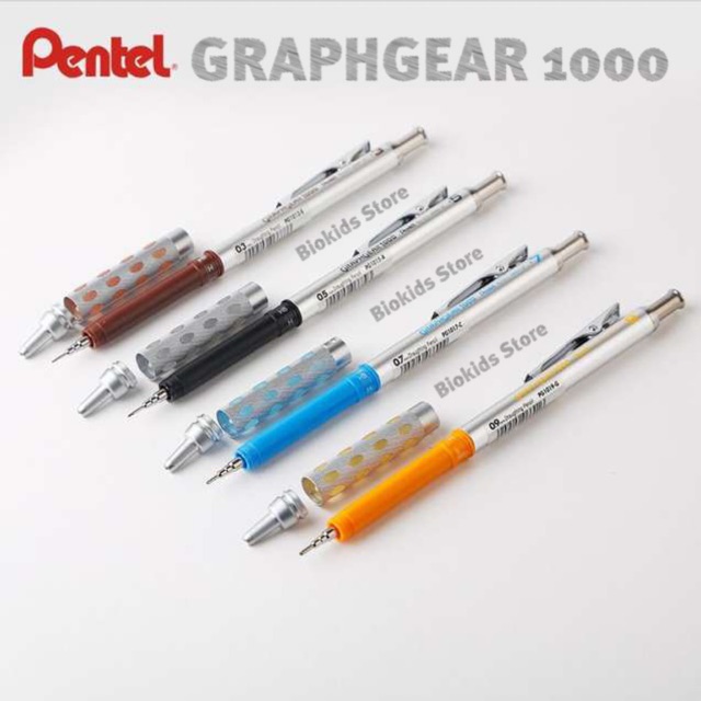 Pentel graphgear 1000 0.3/0.5/0.7/0.9 mm. I ดินสอกด | Shopee Thailand