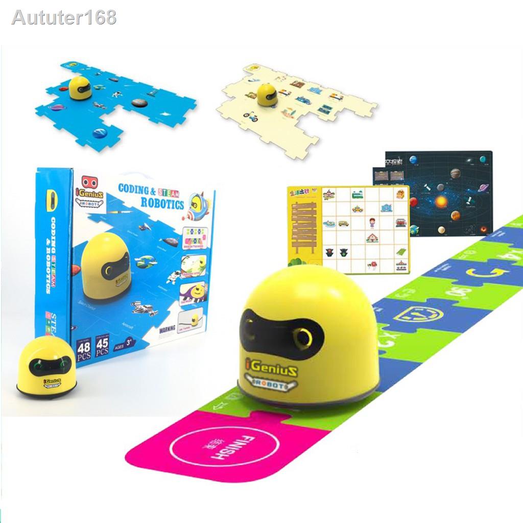 อุปกรณ♣ หุ่นยนต์ ของเล่นเสริมพัฒนาการ Coding Unplugged Robot เขียนโปรแกรม Genius Innovative Toy ...