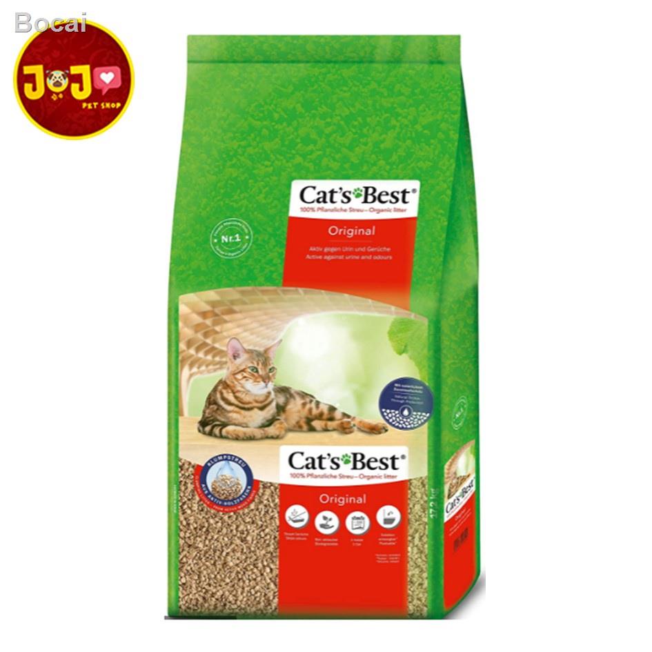 ขนาด 40 ลิตร )Cat's Best Original ทรายแมว สำหรับแมวขนสั้น ขนาด 40 ลิตร ทรายแมวไม้สน Cat Best ...