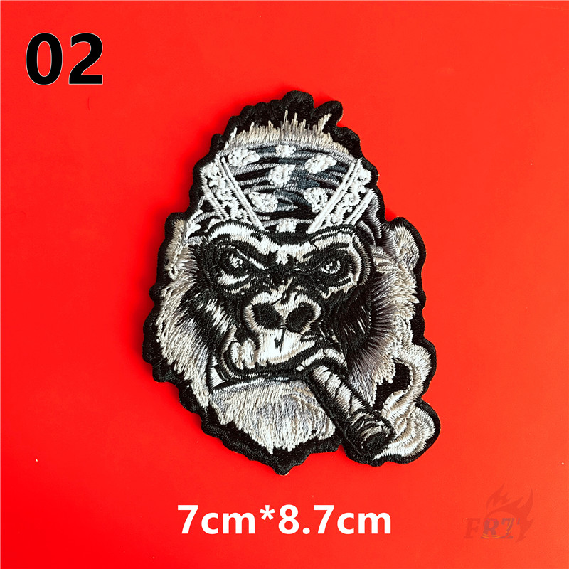 Punk Chimpanzee - On Patch อาร์มติดเสื้อ 1 ชิ้น | Shopee Thailand