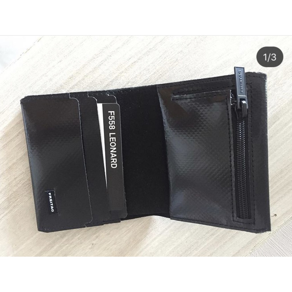 New Freitag F558 Leonard สีดำล้วน เงา ของแท้💯% | Shopee Thailand