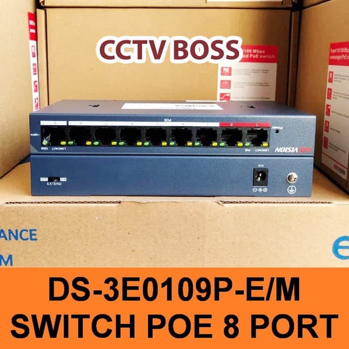 Hikvision POE DS-3E0109P-E / M สวิทช์ฮับ POE 8 พอร์ต | Shopee Thailand Hikvision POE DS-3E0109P-E / M สวิทช์ฮับ POE 8 พอร์ต | Shopee Thailand