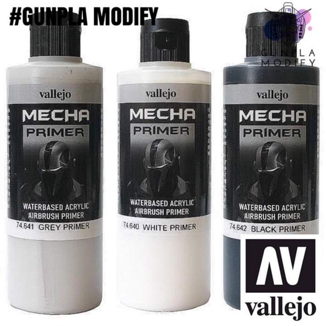 VALLEJO Mecha Primer รองพื้นอะคริลิคสูตรน้ำ 200 ml | Shopee Thailand