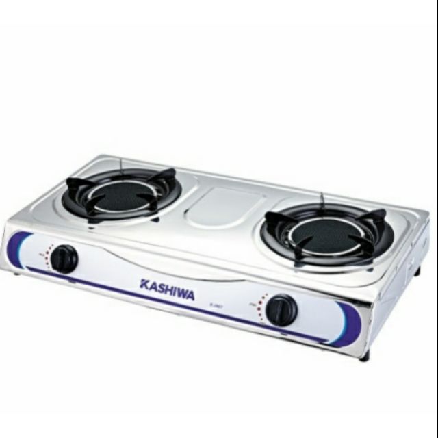 เตาแก๊สหัวคู่ (หัวอินฟราเรด) รุ่นK-2007 KASHIWA | Shopee Thailand
