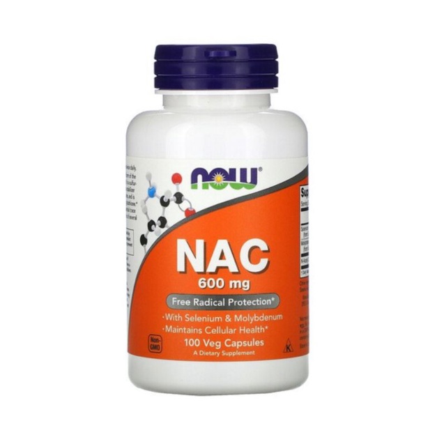 NAC 600mg Now บรรจุ 100 แคปซูล กำจัดสารพิษ ต้านอนมูลอิสระ | Shopee Thailand