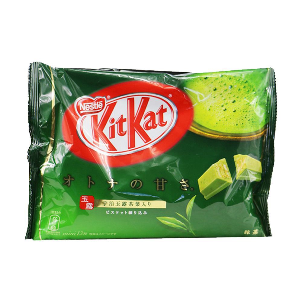 Kit Kat Strong Matcha Green Tea 135g คิทแคทสตรองมัทฉะกรีนที 135 กรัม ...