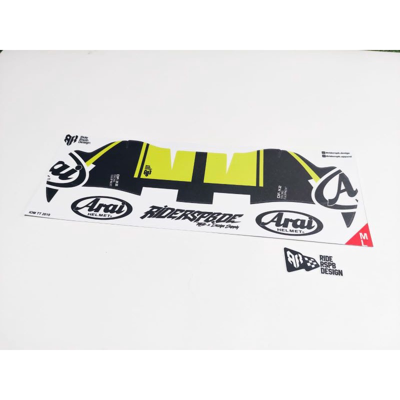 IOM TT 2019 - DF-X2 SPOILER DECAL STICKER | Shopee Thailand