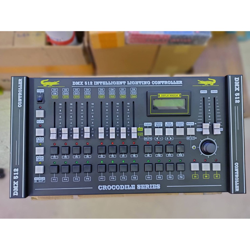 DMX 512 Controller CROCODILE SERIES [NEW 2020] บอร์ดคุมไฟพาร์ ไฟเวที ...
