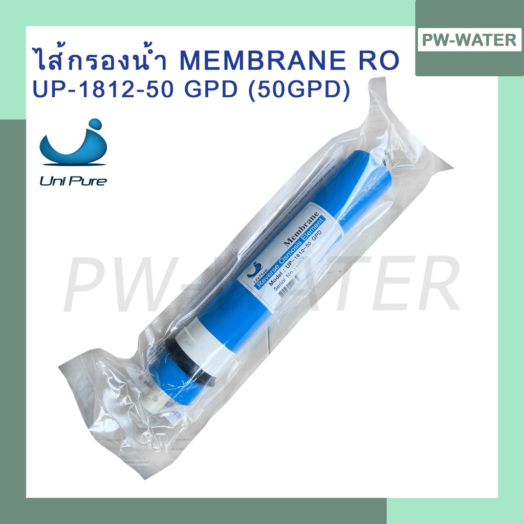 ไส้กรองน้ำ เมมเบรน UniPure Membrane RO ขนาด ขนาด 50 , 75 , 100 , 150 GPD (1 ชิ้น) | Shopee Thailand