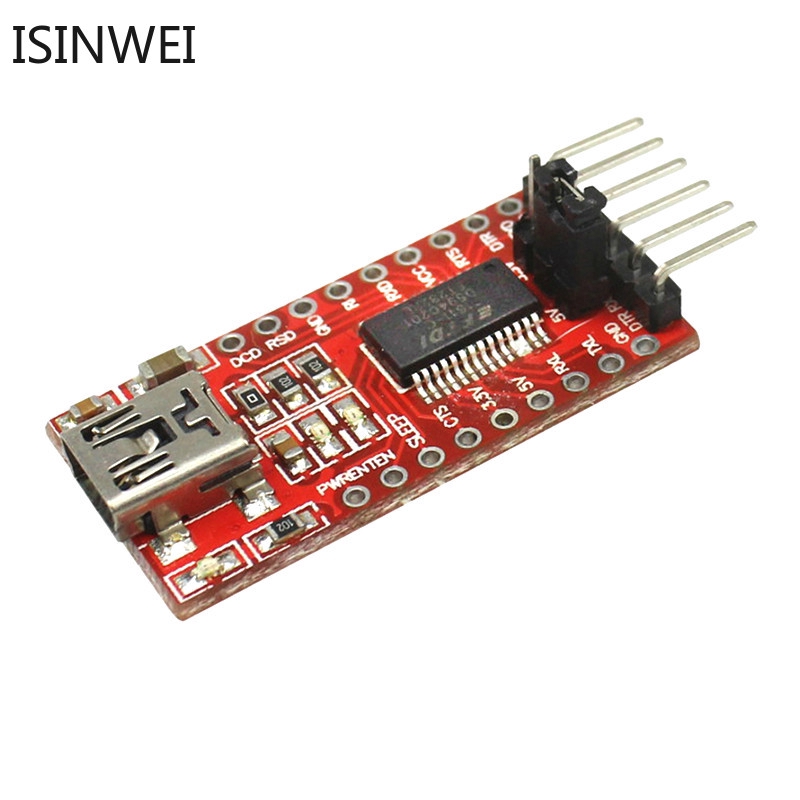 โมดูลพอร์ตอะแดปเตอร์ ft 232 rl ft 232 ftdi usb 3 . 3 v 5 . 5 v to ttl ...