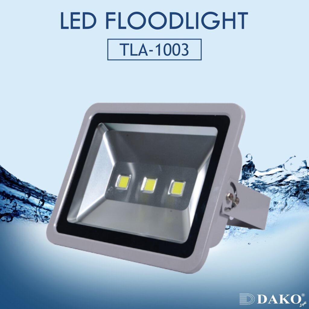 DAKO® LIGHT TLA-1003 DAYLIGHT (แสงเดย์ไลท์) 150W IP65 โคมไฟฟลัดไลท์ แอลอีดี โคมสปอร์ตไลท์ แอลอี ...