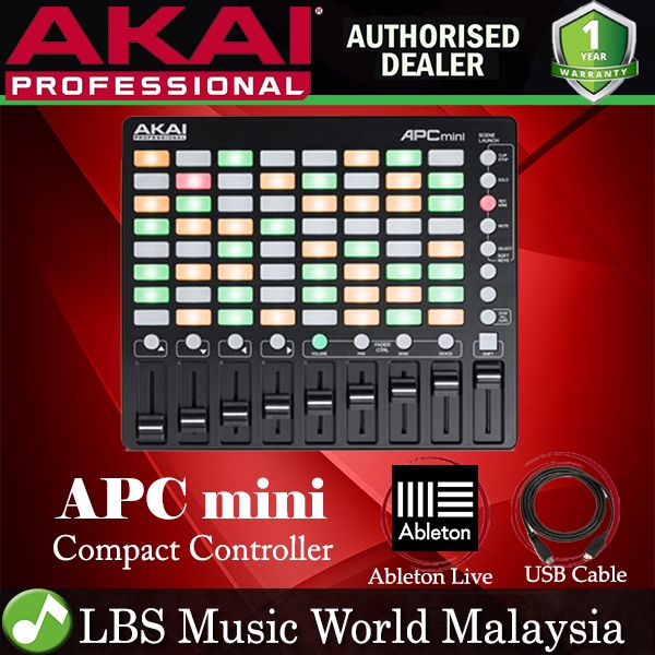 Akai Professional APC Mini Ableton Live Controller Midi พร้อมปุ่มกด 8x8 ...