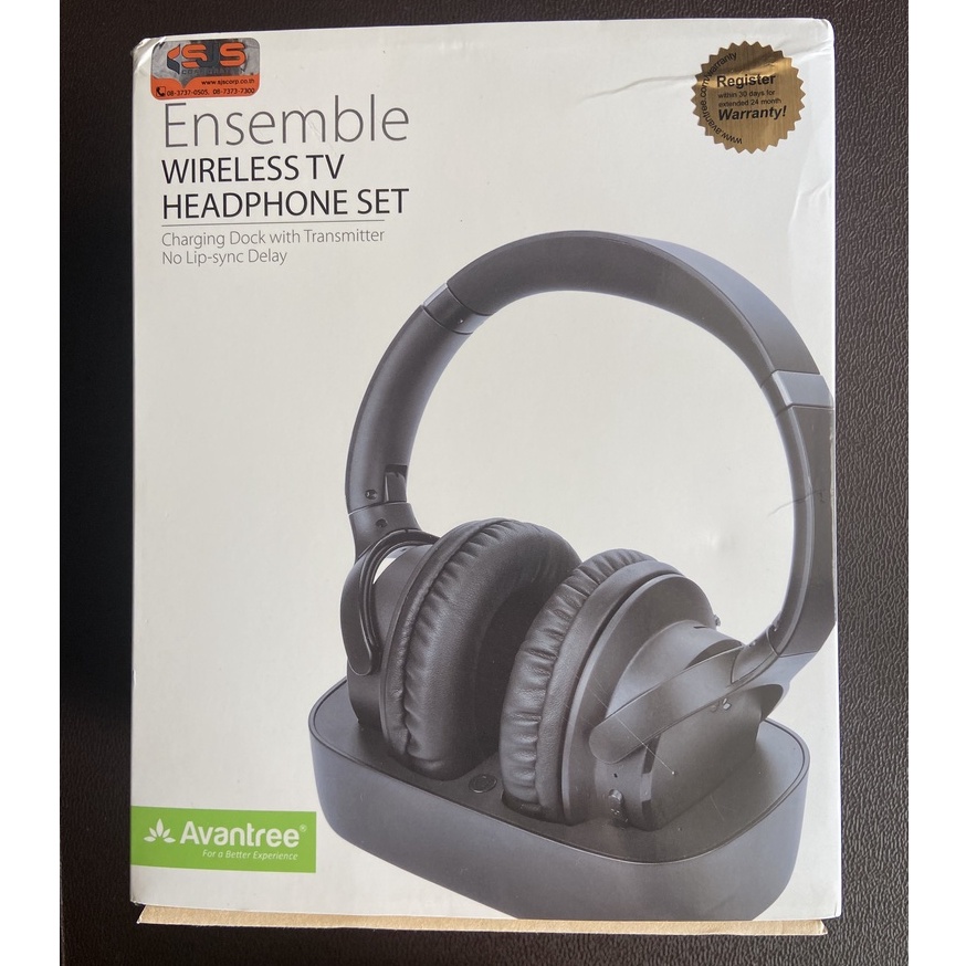 AVANTREE Ensemble Wireless TV Headphone Set: Charging Dock with ...