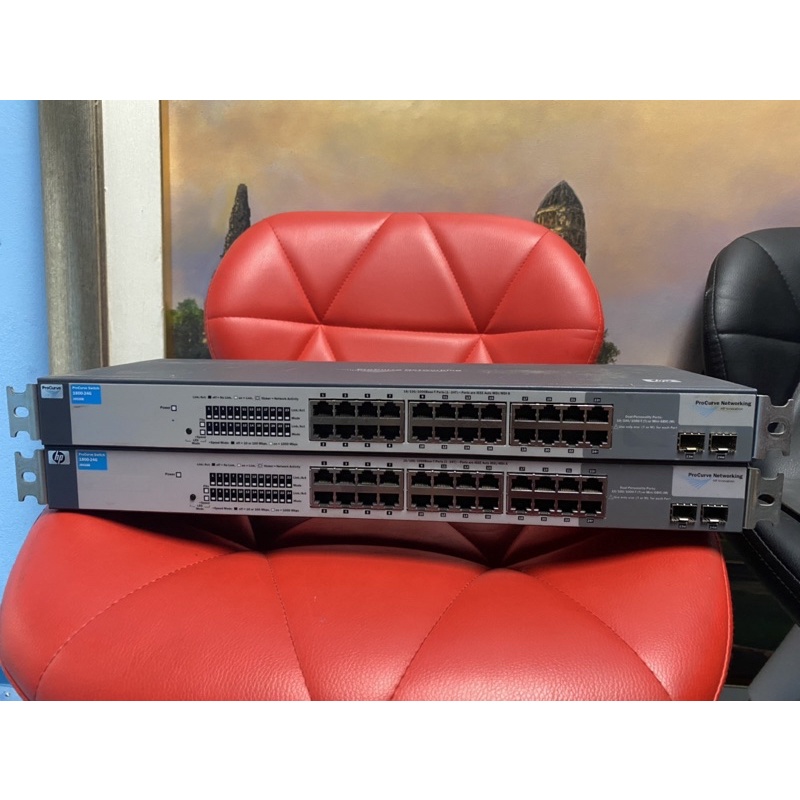 HP ProCurve 1800-24G (24-Port Gigabit Switch) HP 1800-24G HP J9028B มือสอง | Shopee Thailand