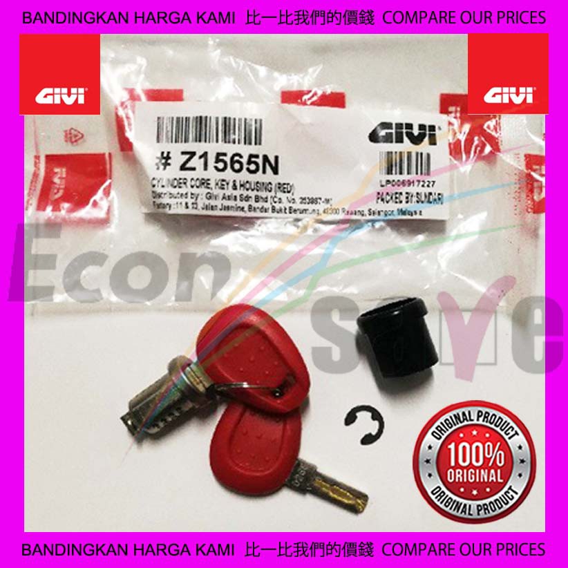 Givi BOX KEY LOCK SET KEY GIVI BOX >รับประกัน ON GIVI!!! Givi/kappa ...