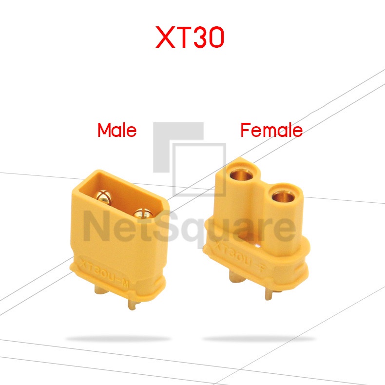 XT30 Male/Female Connector Plug ยี่ห้อ Amass แท้ XT30U-M/XT30U-F | Shopee Thailand