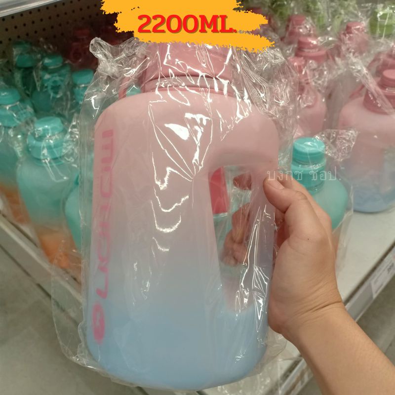 กระบอกน้ำพกพา กระบอกน้ำพาสเทล ขวดน้ำ พร้อมหลอด ฟรี สติ๊กเกอร์ให้ติด น่ารักๆ มุ้งมิ้ง ความจุ ...