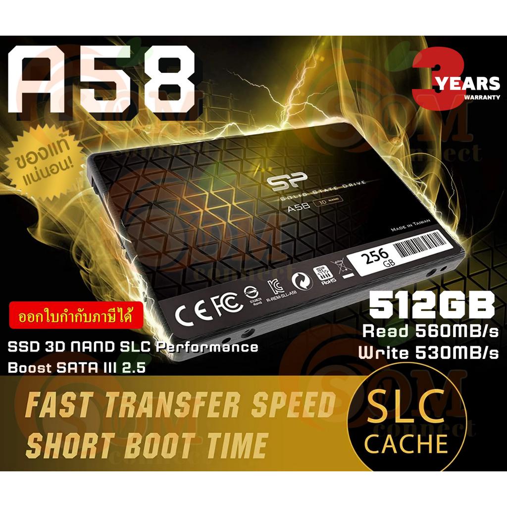 (512GB) SSD (เอสเอสดี) SILICON POWER A58 3D NAND SATA III 2.5 ...