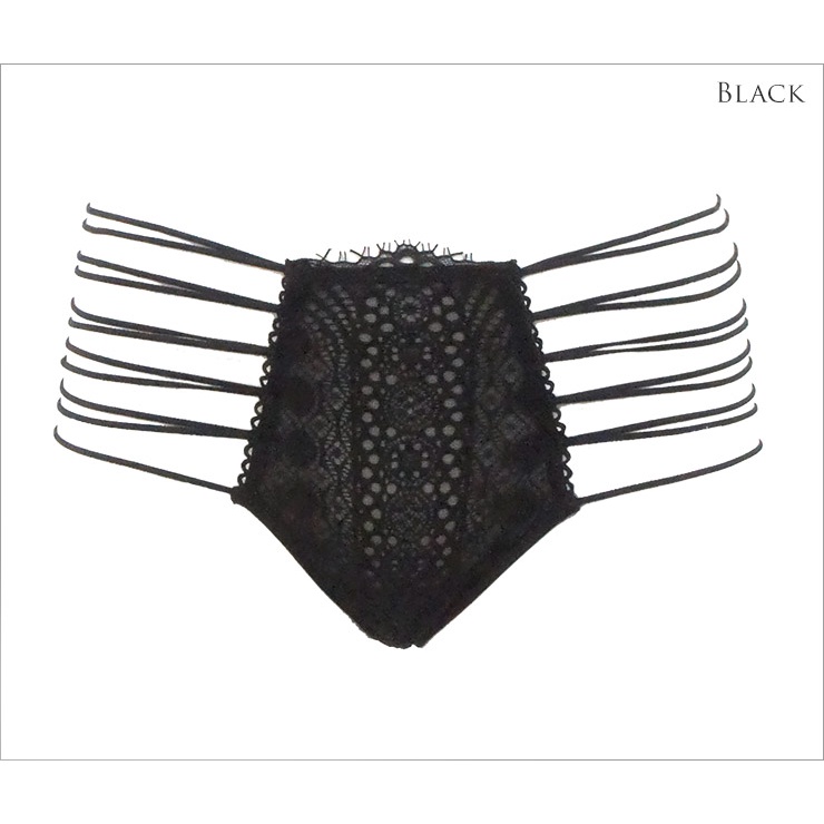 Annebra กางเกงใน ทรงบิกีนี่ ผ้าลูกไม้ Bikini Panty รุ่น AU3-863 สีดำ ...