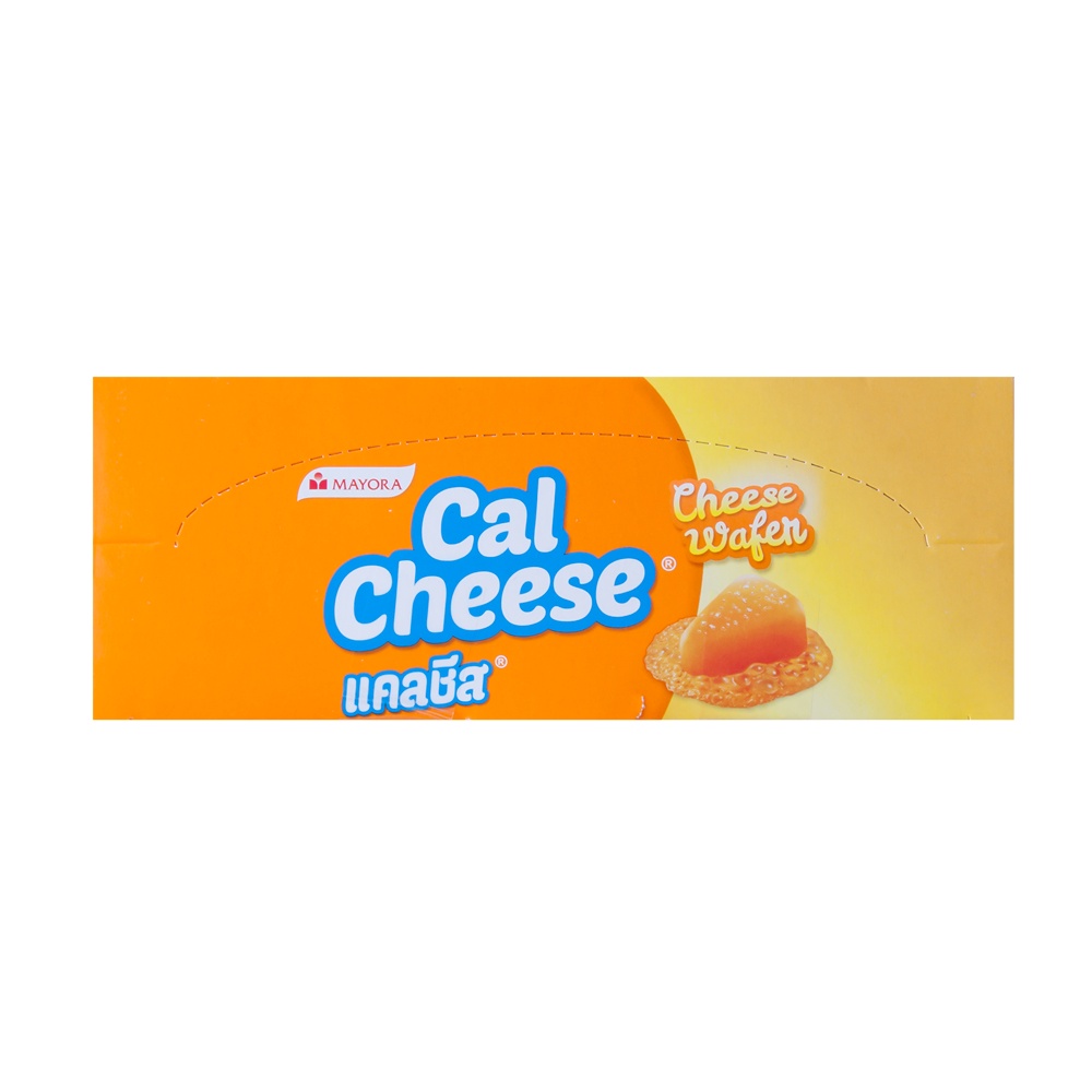Cal Cheese แคลชีส เวเฟอร์สอดไส้ครีมรสชีส 8.5 ก. 24 ซอง | Shopee Thailand