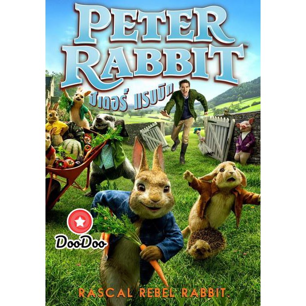 หนัง DVD Peter Rabbit ปีเตอร์ แรบบิท | Shopee Thailand