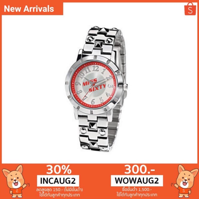 นาฬิกาข้อมือผู้หญิง ยี่ห้อ MISS SIXTY WATCH BORCHIE 3HANDS C.GRAY DIAL ...