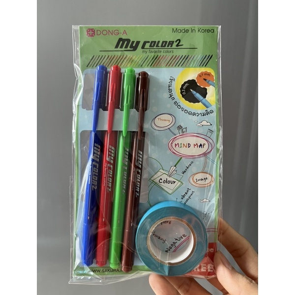 Dong A - My Color 2 ชุด 4 สี Twin color pen | Shopee Thailand