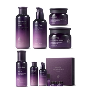 Innisfree Perfect 9 Repair Intensive EX Skin Care Set, Serum 50ml ...