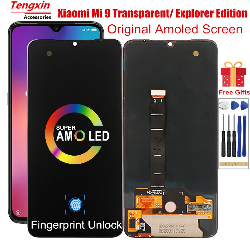 หน้าจอสัมผัส LCD แบบเปลี่ยน สําหรับ Xiaomi Mi 9 Mi 9 Mi9 Explorer ...