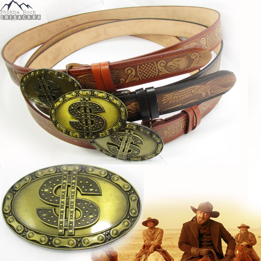 B51 ยาว 46-49 นิ้ว เข็มขัดหนังแท้ เข็มขัดคาวบอย เข็มขัดผู้ชาย สวยแบบ cowboy หัวอัลลอย | Shopee ...