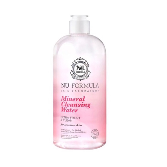 Nu Formula Mineral Cleansing Water For Sensitive Skin ขวดใหญ่ 510 ML ...