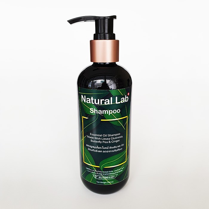 แชมพู Natural Lab Shampoo 250ml. ป้องกันรังแคและอาการคัน หนังศีรษะมี ...