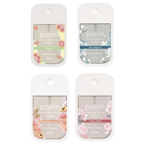 สเปรย์แอลกอฮอล์ PORRIN 45 มล | Shopee Thailand