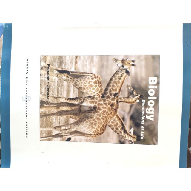 Textbook มือสอง Biology mcgraw hill dimensions of life | Shopee Thailand